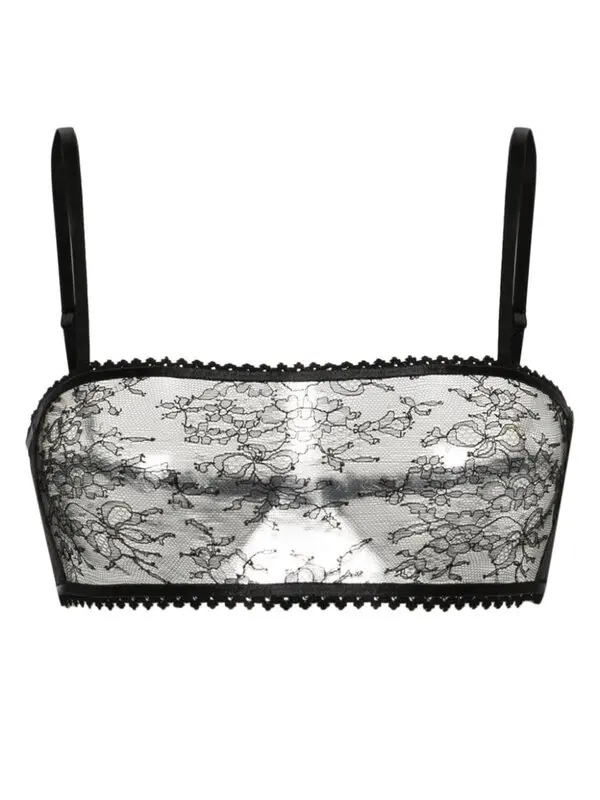 Wardrobe.NYC Floral-lace Sei-sheer Bra