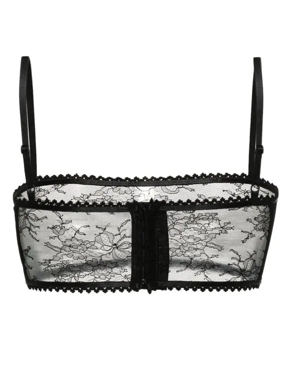 Wardrobe.NYC Floral-lace Sei-sheer Bra