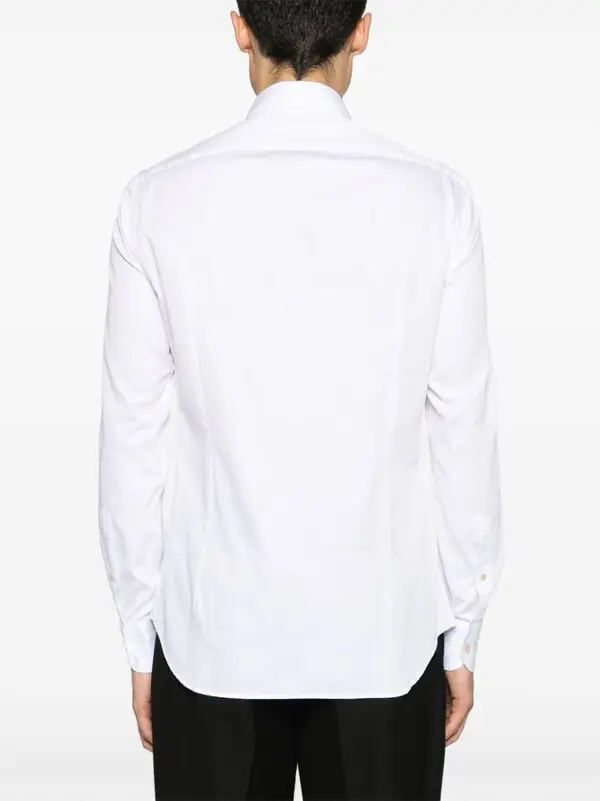 Boglioli Long-sleeve Cotton Shirt - White