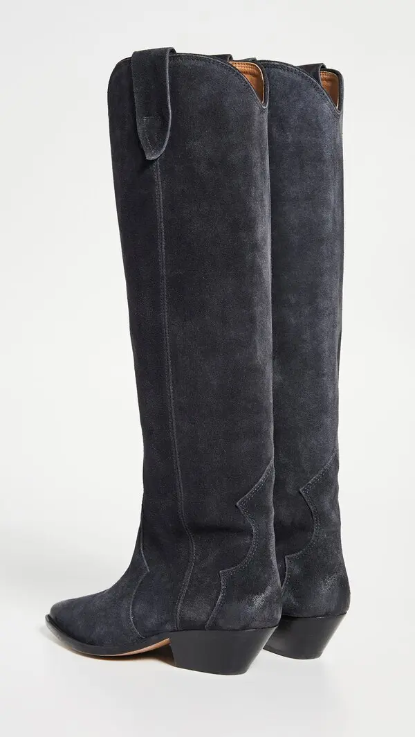 Isabel Marant Étoile Denvee Knee High Boots - Faded Black