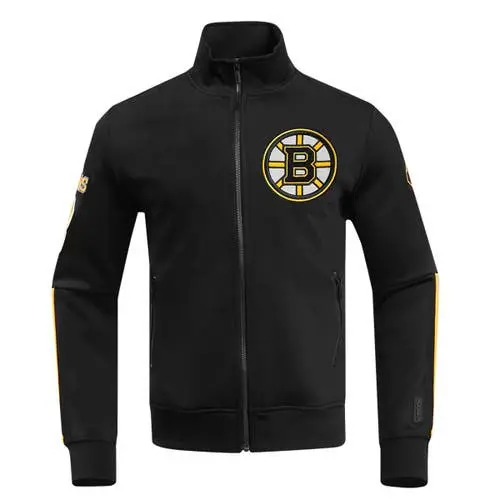 PRO STANDARD Boston Bruins Classic Chenille Full-zip Track Jacket