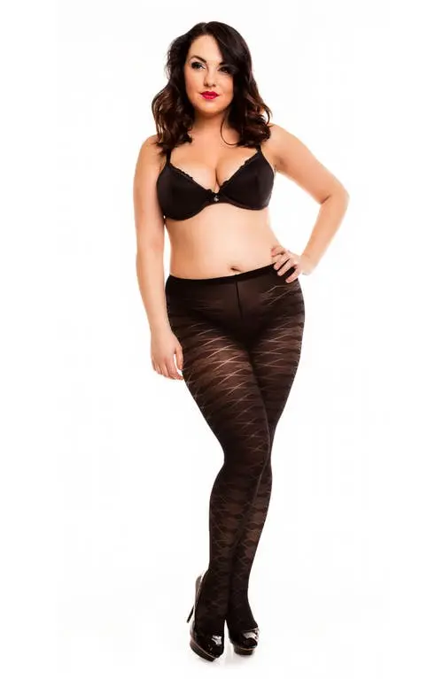 GLAMORY HOSIERY Dune 70 Argyle Tights