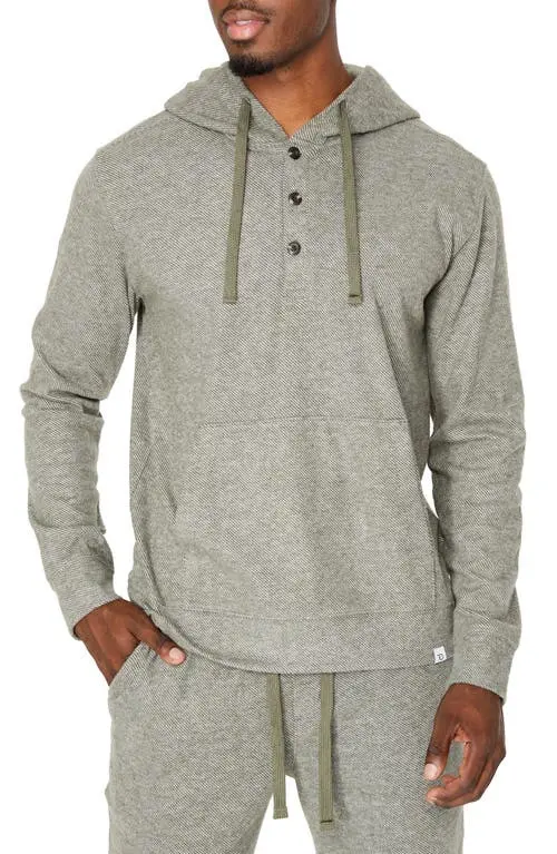 7 Diamonds Generation Twill Knit Hoodie - Olive
