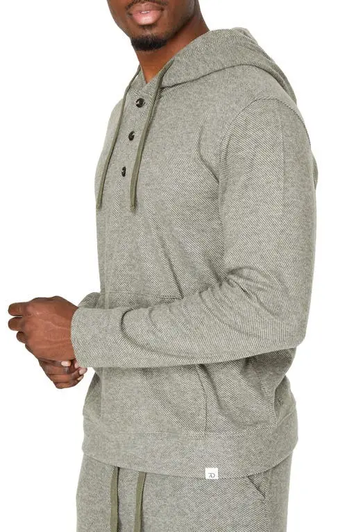 7 Diamonds Generation Twill Knit Hoodie - Olive