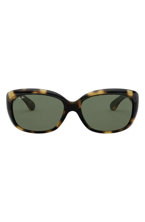 Ray-ban Jackie Ohh Cat Eye Sunglasses - Lite Havana/green Solid