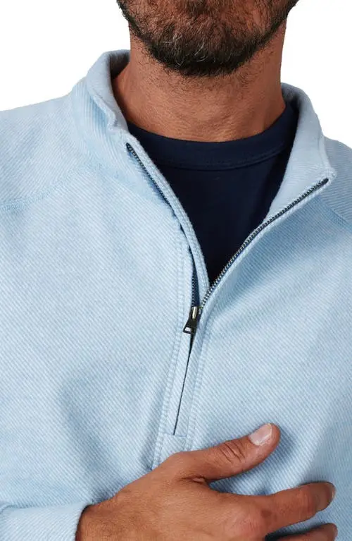 7 Diamonds Generation Quarter Zip Top - Light Blue