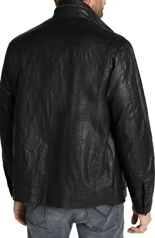 John Varvatos Irving Coated Linen Jacket