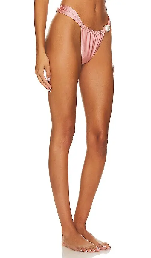 MONTCE Sandra Pearl Bikini Bottom - Satin Rose