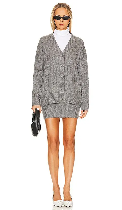 L'academie Gio Cable Knit Skirt