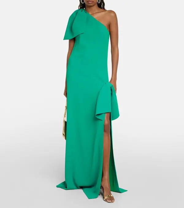 Elie Saab Draped One-shoulder Gown