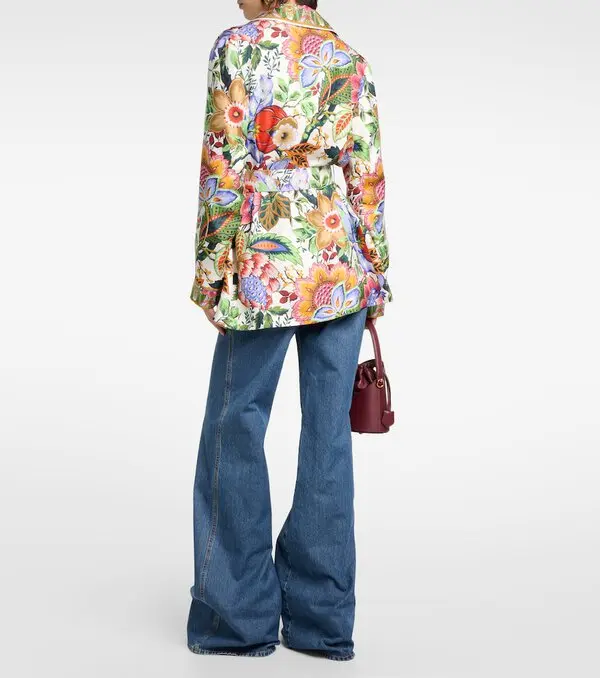 Etro Floral Silk Jacket