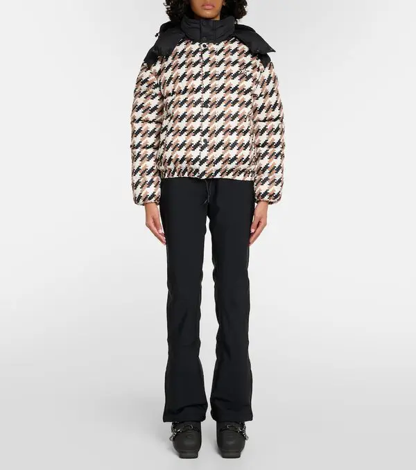 Perfect Moment Moment Houndstooth Down Jacket