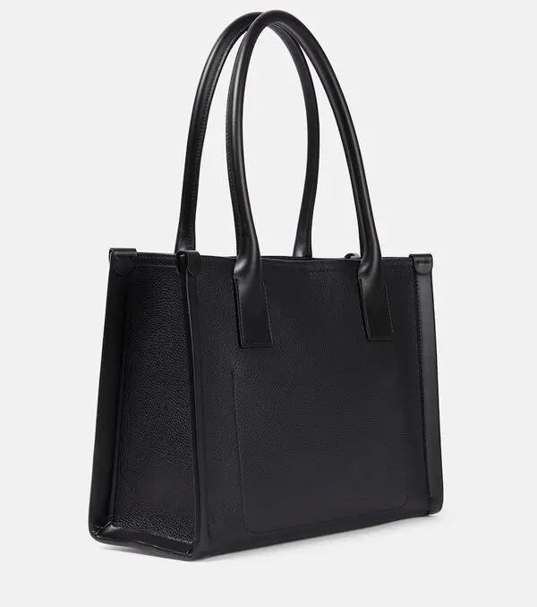 CHRISTIAN LOUBOUTIN By My Side Large Leather Tote - Black
