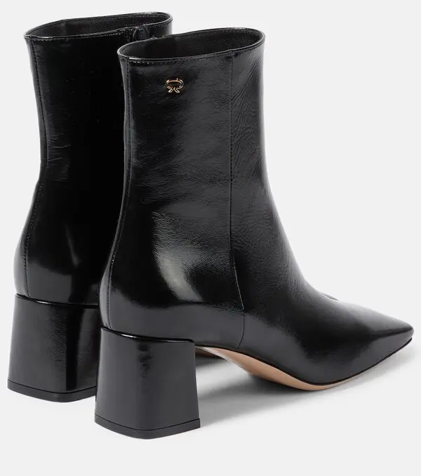 GIANVITO ROSSI Freeda Leather Ankle Boots