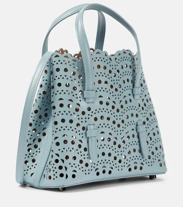 Alaïa Mina 20 Vienne Wave Leather Shoulder Bag