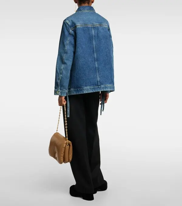 Loewe Anagram Denim Jacket - Blue