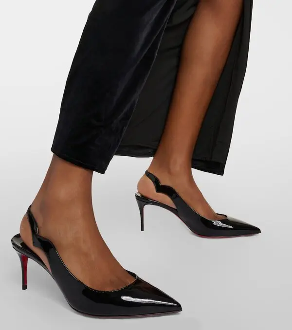 CHRISTIAN LOUBOUTIN Hot Chick Slingback Pumps - Black