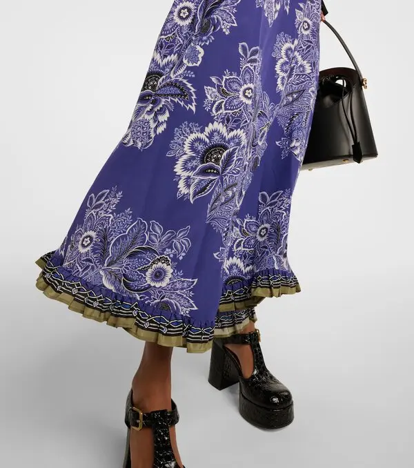 Etro Floral Maxi Skirt