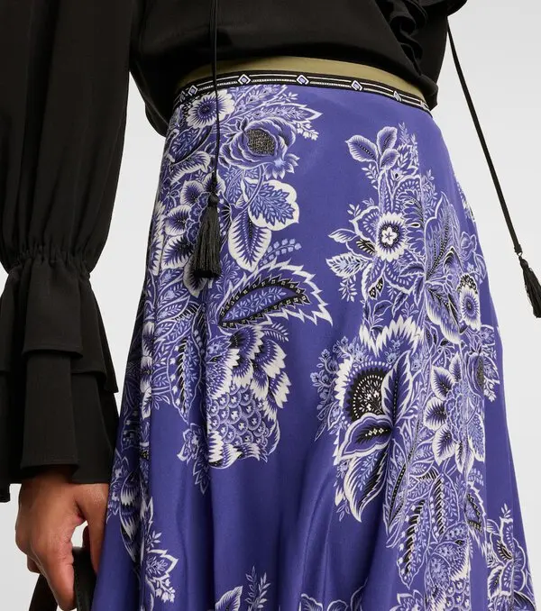 Etro Floral Maxi Skirt