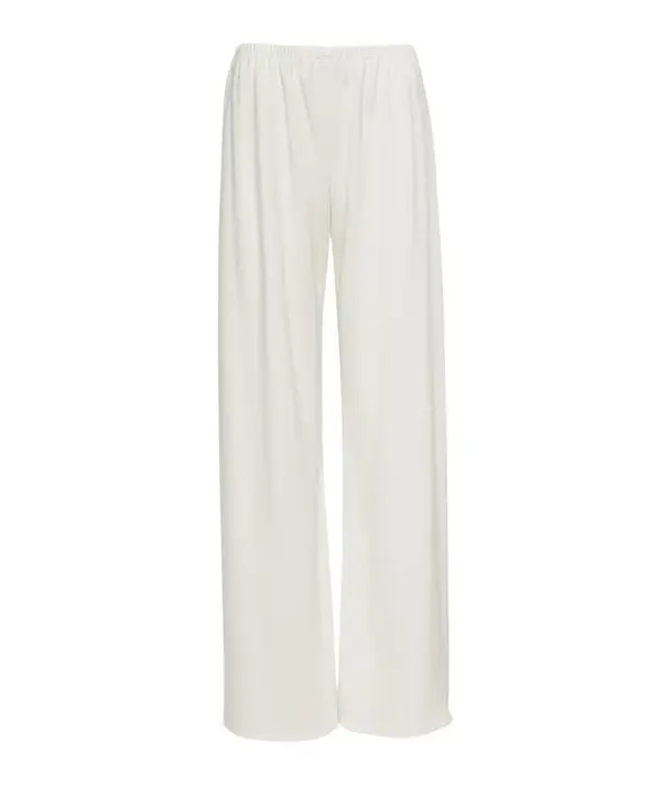 THE ROW Gala Double-cady Wide-leg Pants