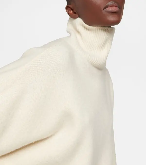 THE ROW Ezio Wool And Cashmere Turtleneck Sweater