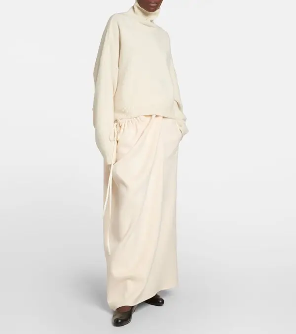 THE ROW Ezio Wool And Cashmere Turtleneck Sweater