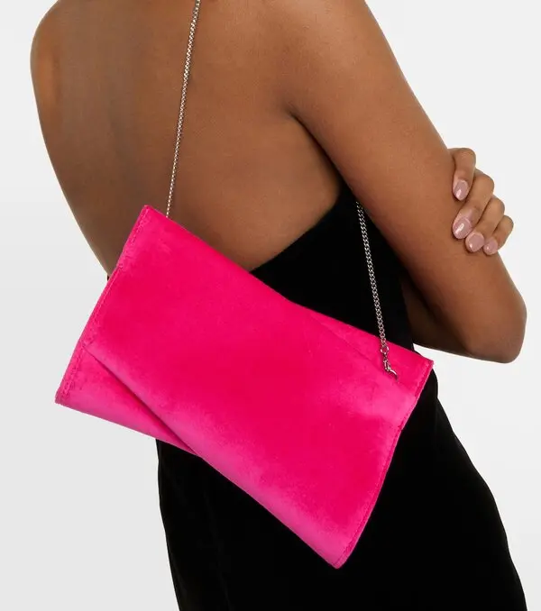 CHRISTIAN LOUBOUTIN Loubitwist Small Clutch - Pink