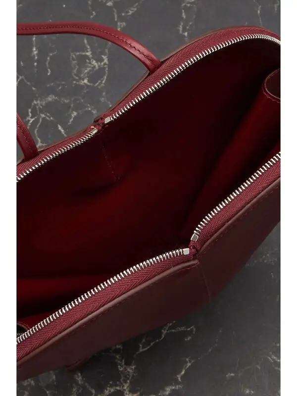 Alaïa Le Coeur Leather Shoulder Bag - Burgundy