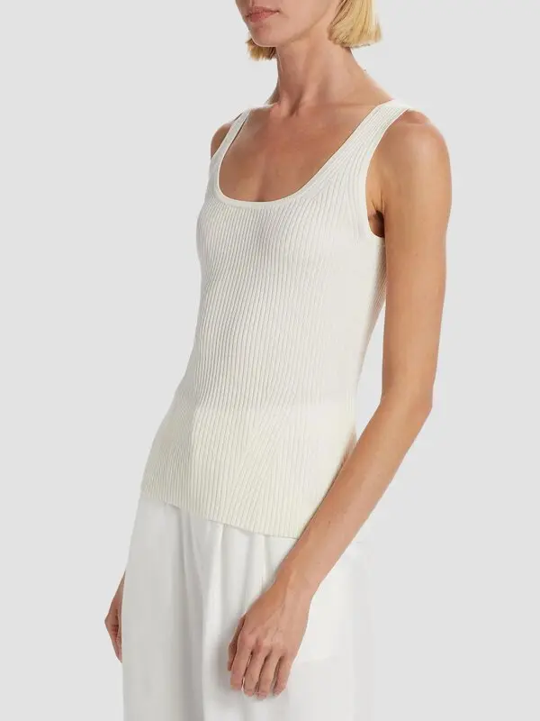 Zimmermann Scoopneck Rib-knit Tank
