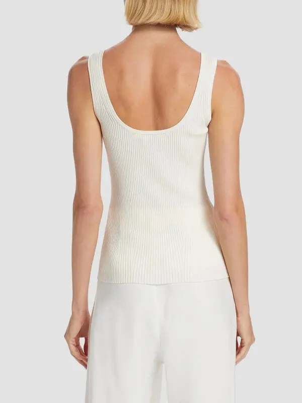 Zimmermann Scoopneck Rib-knit Tank