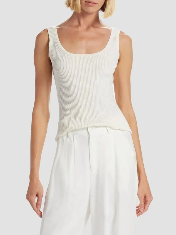 Zimmermann Scoopneck Rib-knit Tank
