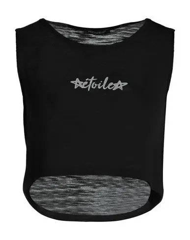HAPPINESS Sleeveless Knit Crop Top