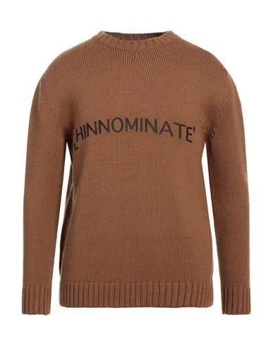 HINNOMINATE Sweater In Wool And Acrylic - Brown