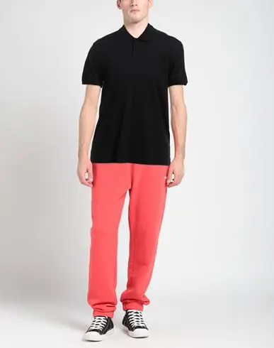 BIKKEMBERGS Polo Shirt Size Cotton, Elastane, Polyester - Black