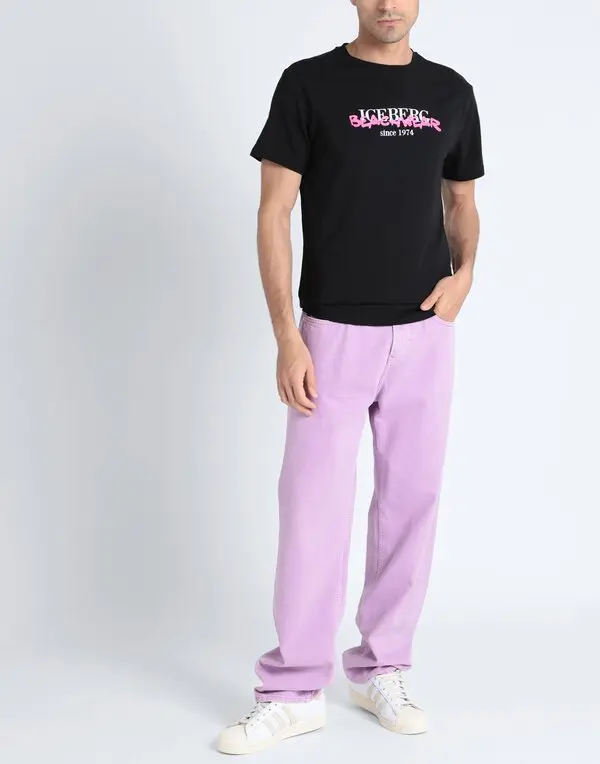 Iceberg T-shirt Size Cotton, Elastane - Black
