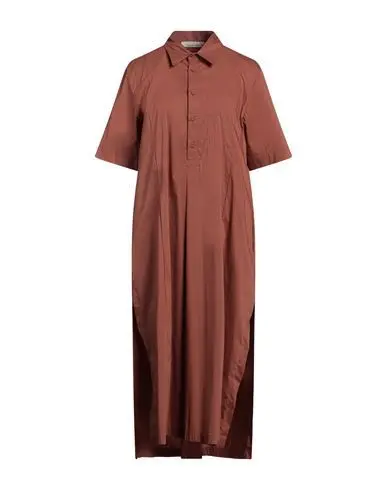 Liviana Conti Midi Shirt Dress - Brown