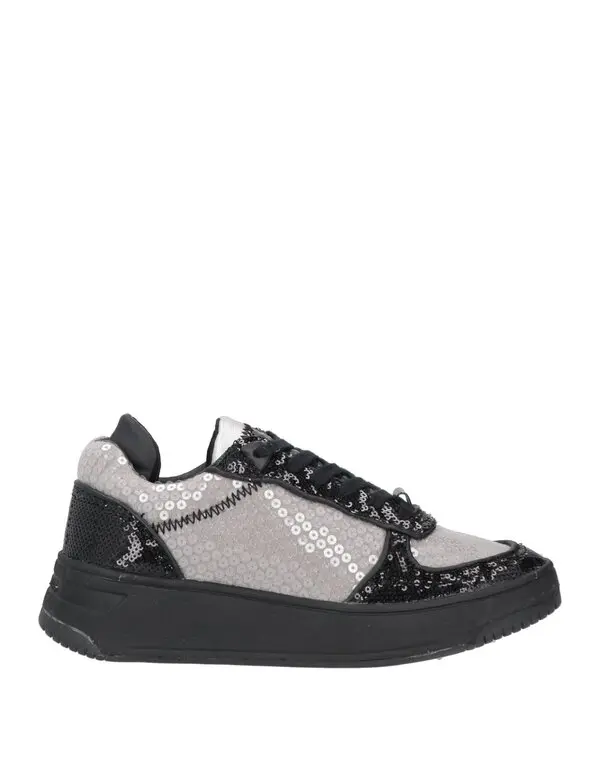 APEPAZZA Sequin Embellished Lace-up Sneakers