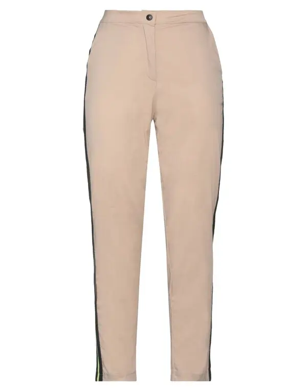 SHOPART Cotton, Polyamide, Elastane Chinos With Side Seam Stripes