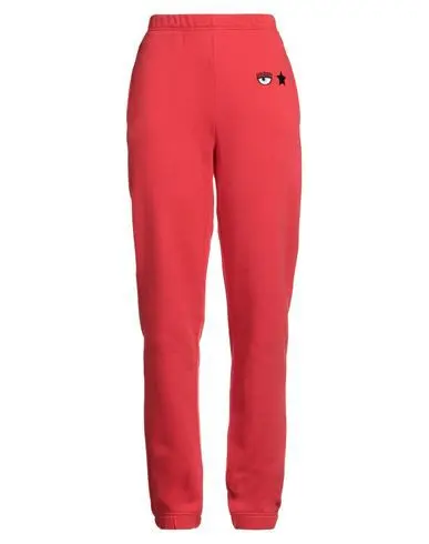 CHIARA FERRAGNI Pants Size Cotton - Red