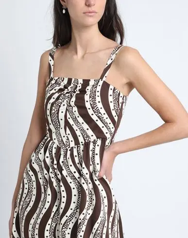 MAX & CO. X DURO OLOWU Two-tone Gathered Midi Dress