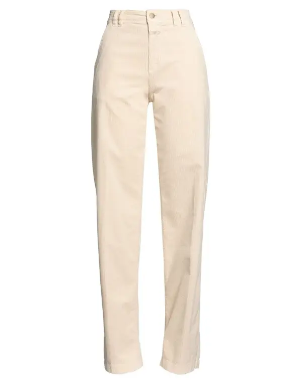Closed Velvet Tapered Pants - White