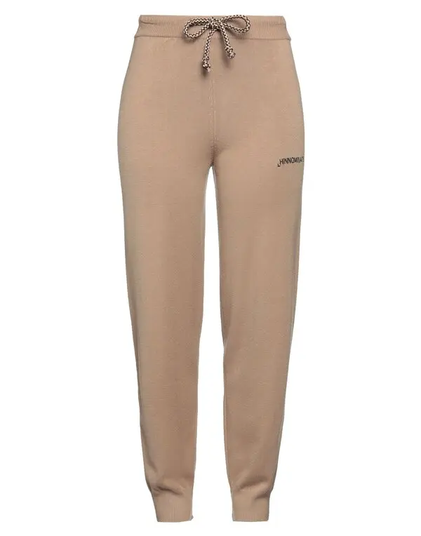 HINNOMINATE Pants Camel Size Viscose, Polyester, Polyamide