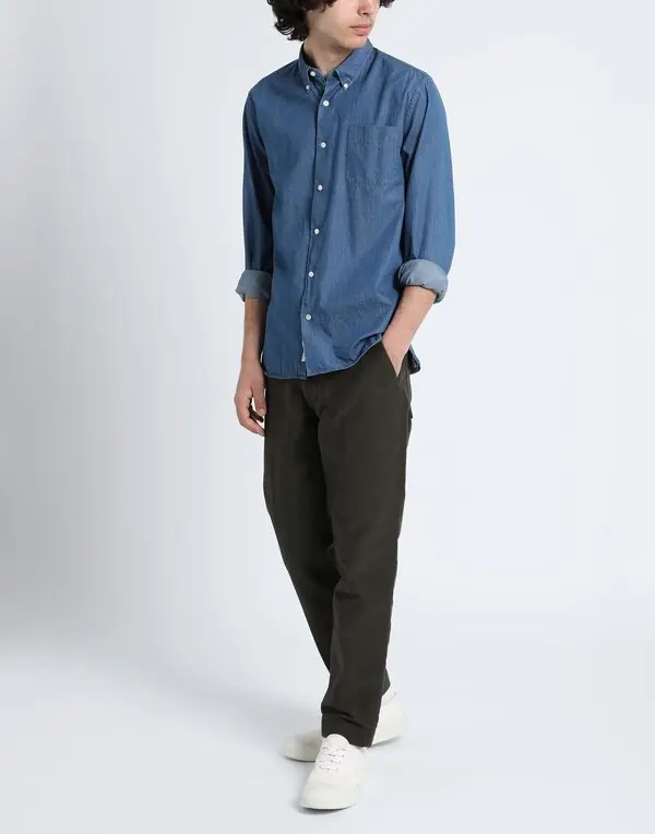 Woolrich Classic Indigo Shirt Shirt Size Cotton