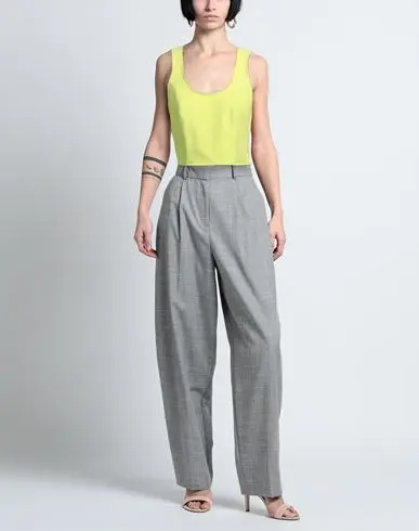 SOALLURE Crepe Crop Top - Yellow