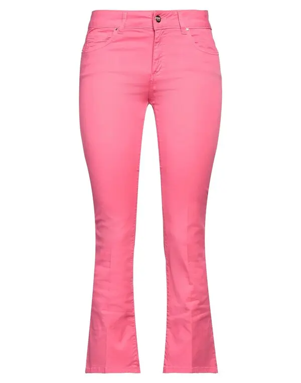 FRACOMINA Flared Cotton-blend Trousers - Pink