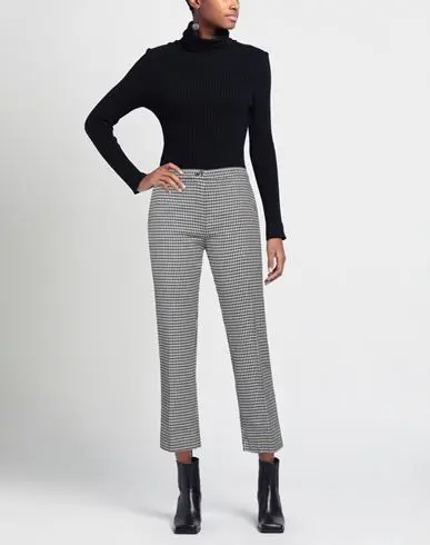 Pinko Houndstooth Flannel Straight-leg Pants
