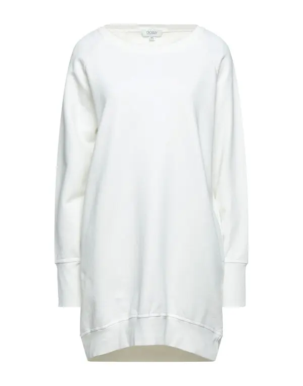 Crossley Sweatshirt Midnight Size Cotton - White