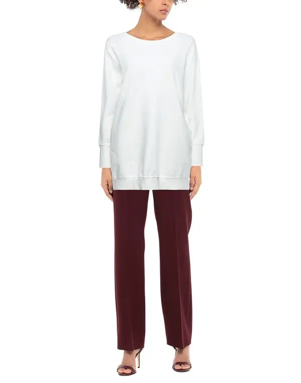Crossley Sweatshirt Midnight Size Cotton - White
