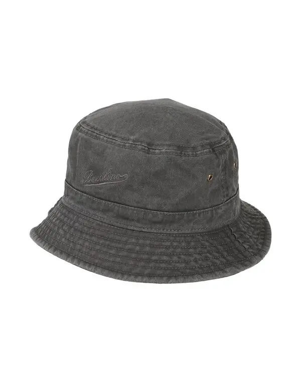 Borsalino Cotton Gabardine Bucket Hat - Grey