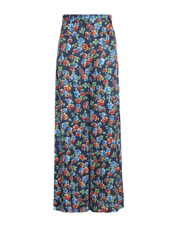 MAX & CO. X DURO OLOWU Floral Print Viscose Wide-leg Pants